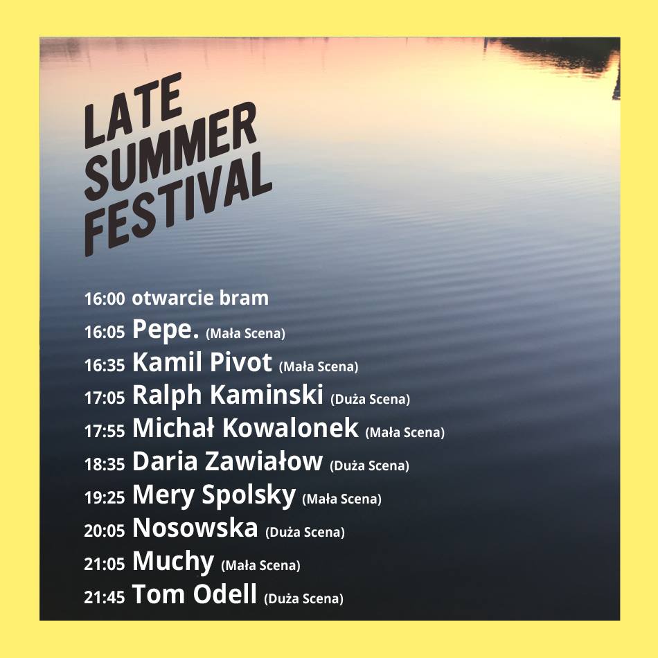Late Summer Festival | Koncerty Festiwale | bilety na eBilet.pl